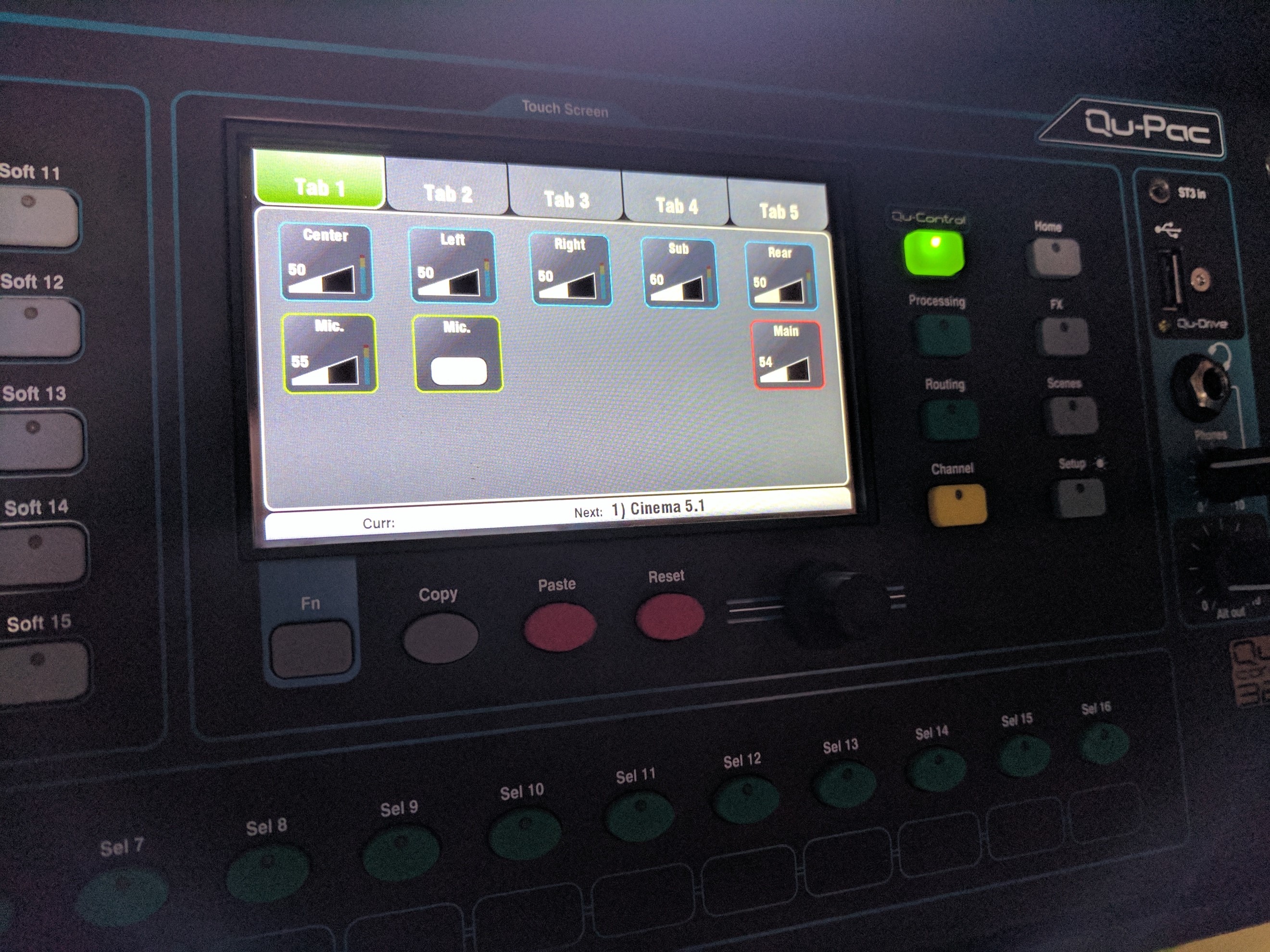 Digital mixer control panel - Waggle Events Limited